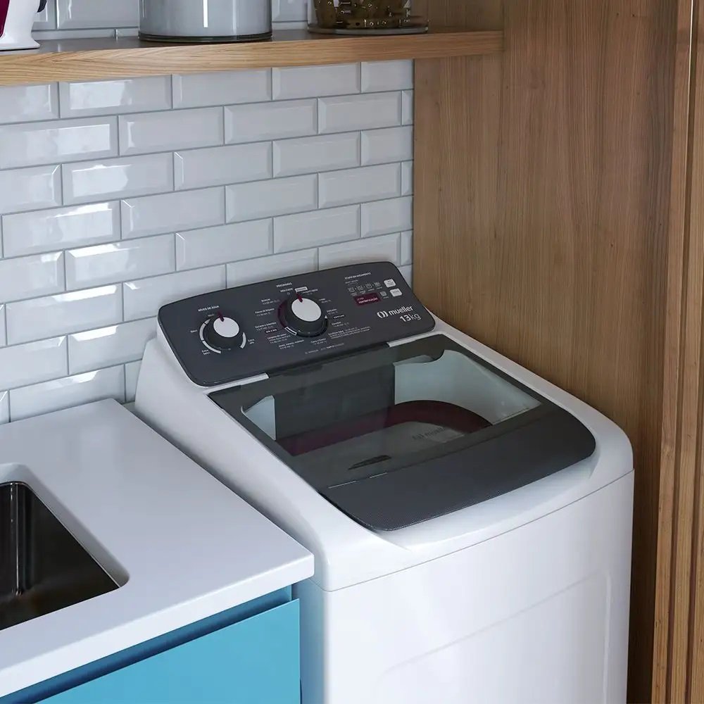 Lavadora Mueller Automática 13kg com Ultracentrifugação e Ciclo Rápido ...
